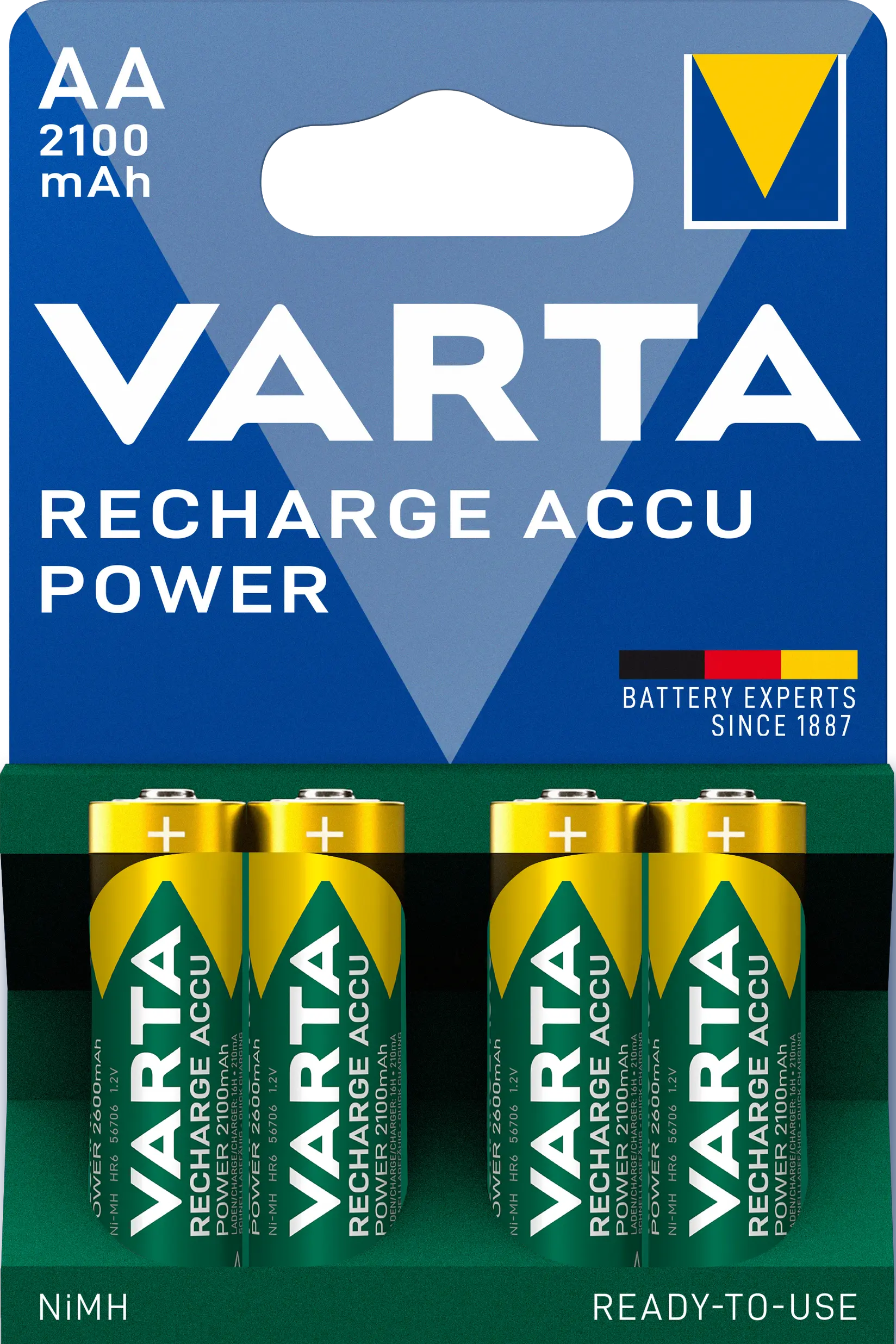 Varta Punjiva baterija HR6 2100mAh 4/1