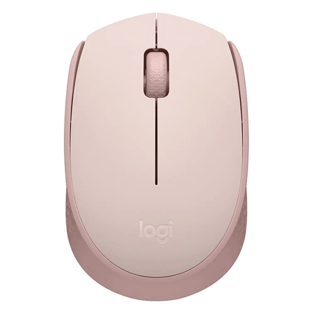 Logitech M171 Miš, 1000 DPI, Bežični, Optički senzor, Roze