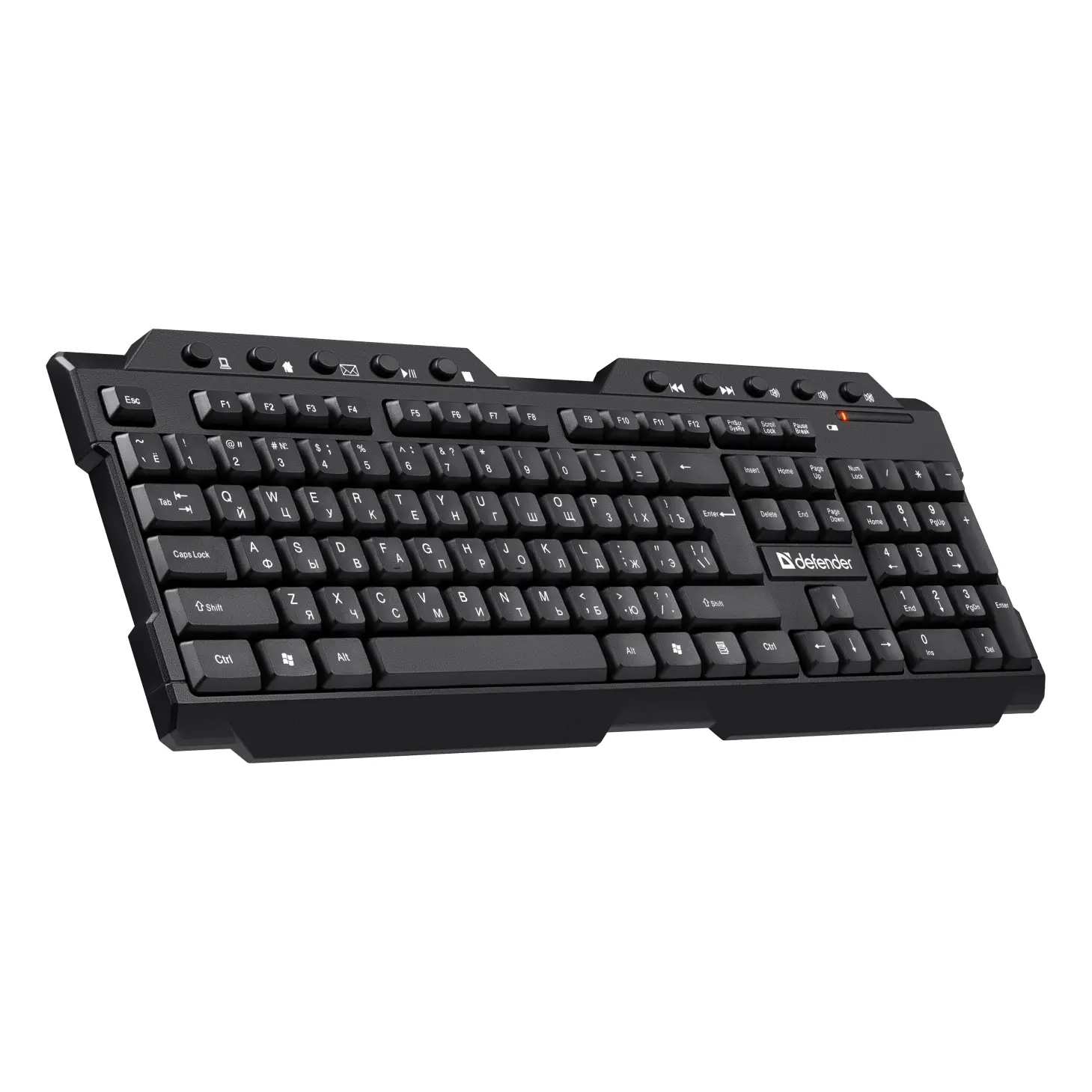 Defender Element HB 195 Bežična Tastatura, RU/EN , Crna