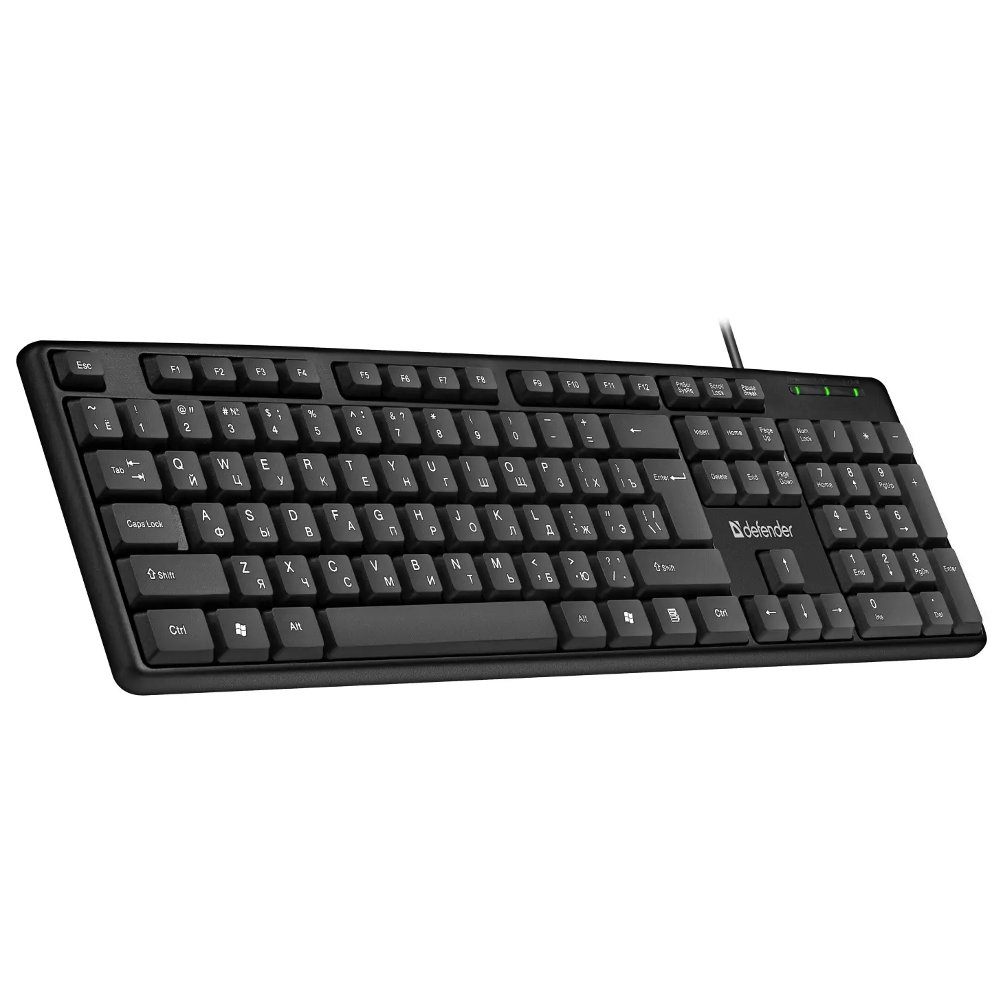 Defender Element HB-520 Tastatura, RU/EN, Crna