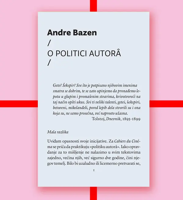 O politici autora