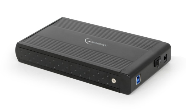 HDD External Enclosure, 3.5'', SATAIII, USB3.0, Aluminium, Black ( EE3-U3S-3 )