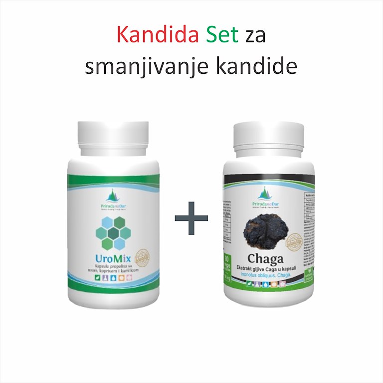 Kandida Set za smanjivanje kandide u crevima
SET ZA KANDIDU