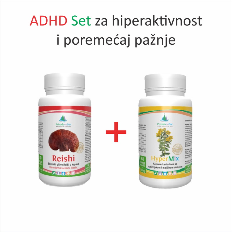 ADHD Set za hiperaktivnost i poremećaj pažnje
PRIRODNI PROTOKOL ZA ADHD