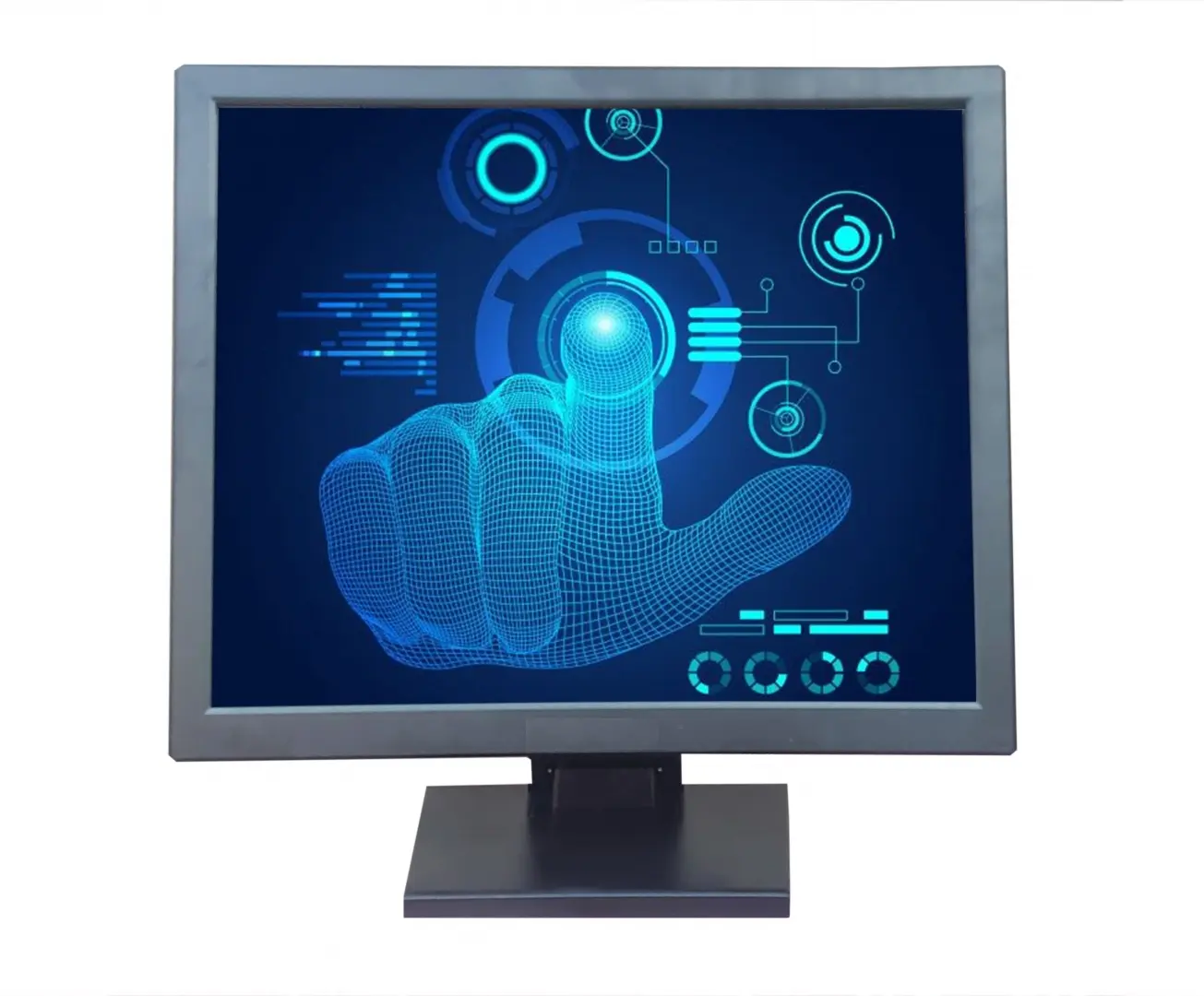 Bellgo Monitor, 17", 60Hz, Touchscreen, Stand B, Crni