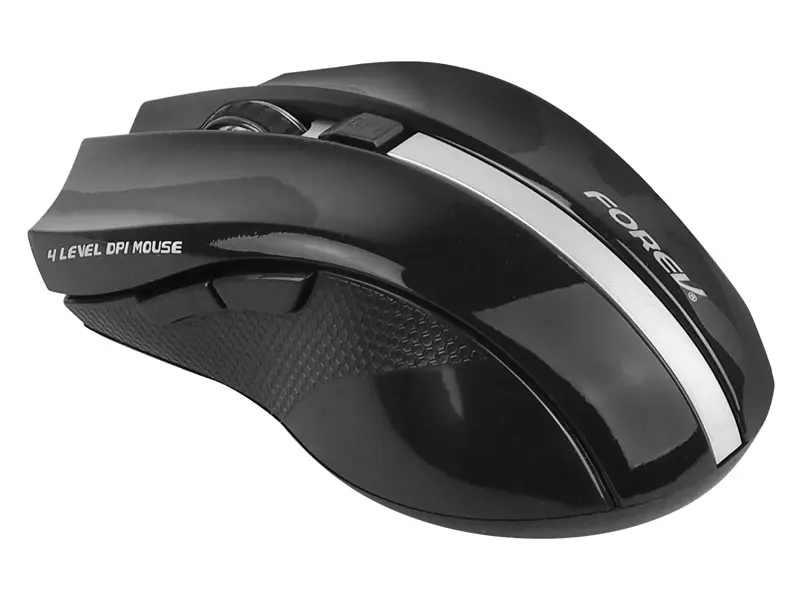 Forev FV-W9 Gaming Bežični miš, 1600 dpi, Crni