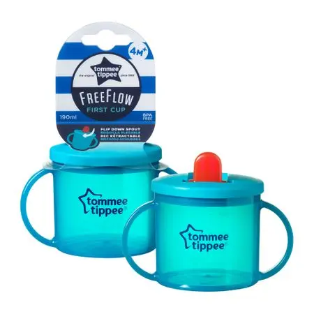 Tommee Tippee Šolja Basic 190ml, 4m+, Plava