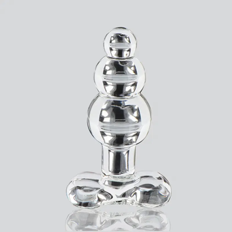 ToyJoy Glass Worxx Analna kupa, Staklena, 11cm, Providna