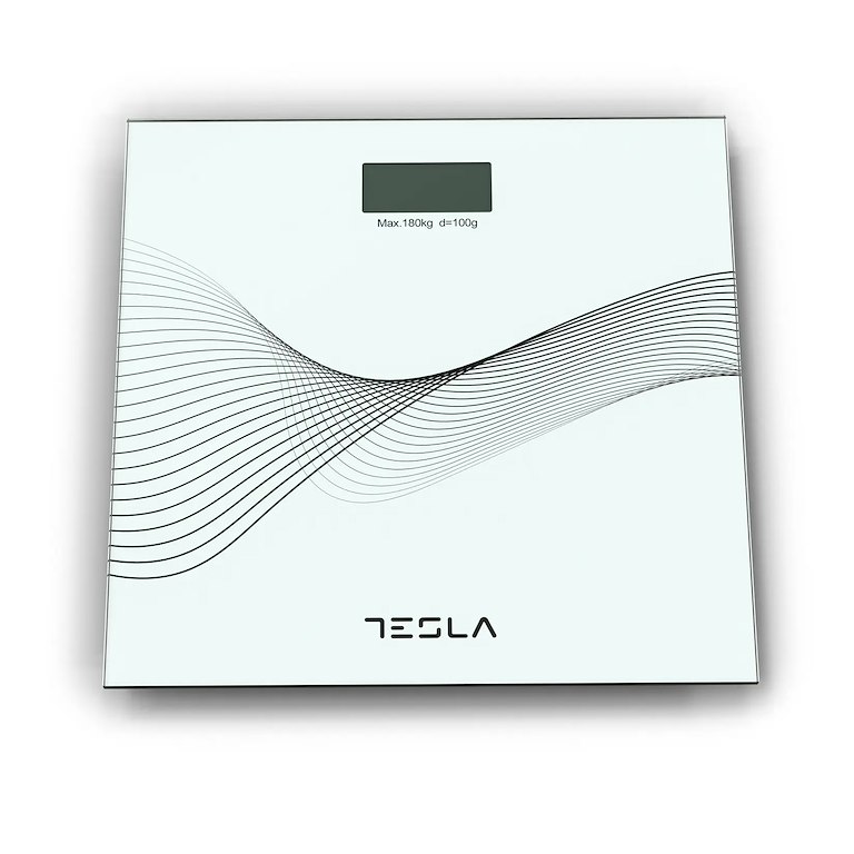 TESLA Telesna vaga BS103W bela