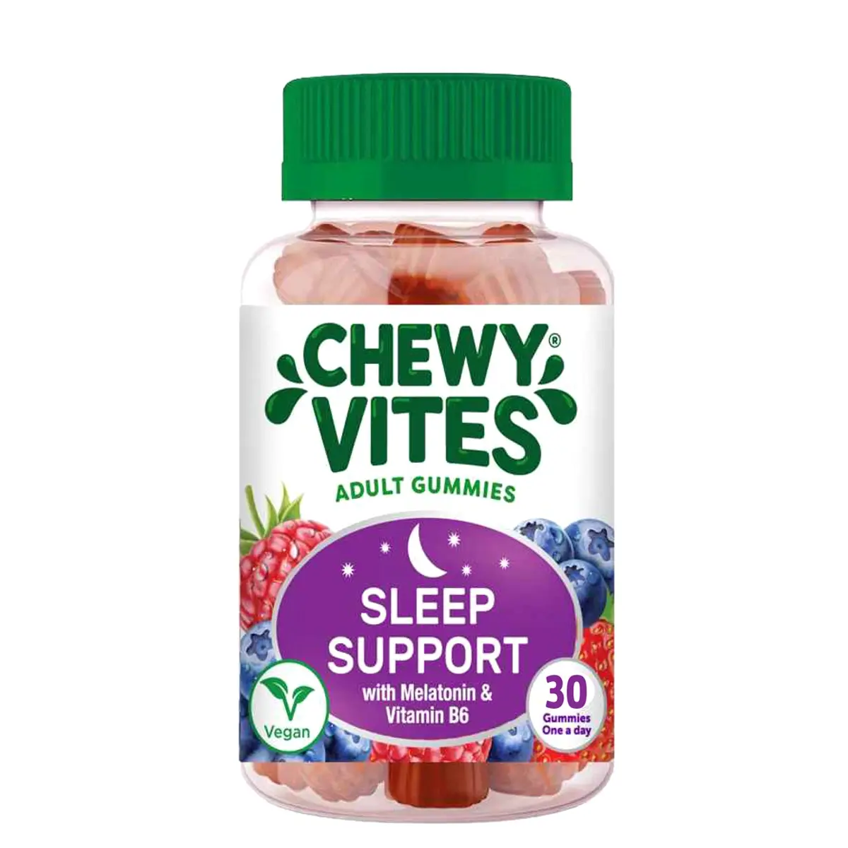 Chewy Vites Sleep support Melatonin B6, 30 gumenih bombona