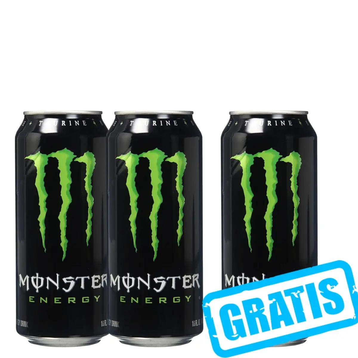 Monster Energy Green Energetski napitak, 2x500 ml + 1x500 ml