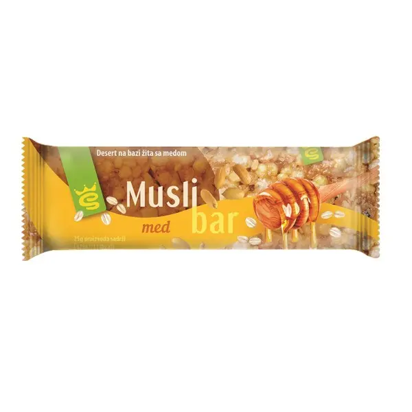 SO TASTY Musli bar Med, 25g