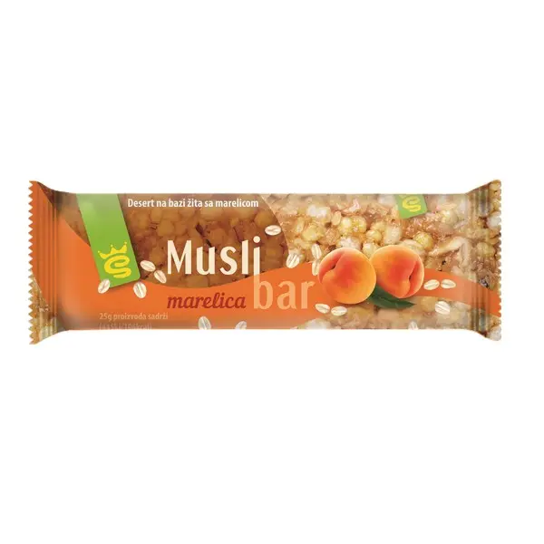 SO TASTY Musli bar Marelica, 25g