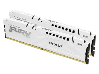 KINGSTON DIMM DDR5 32GB 2x16GB kit 6800MT/s KF568C34BWK2-32 FURY Beast White XMP