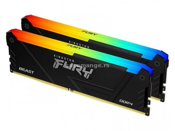 KINGSTON DIMM DDR4 64GB (2x32GB kit) 3200MT/s KF432C16BB2AK2/64 Fury Beast RGB