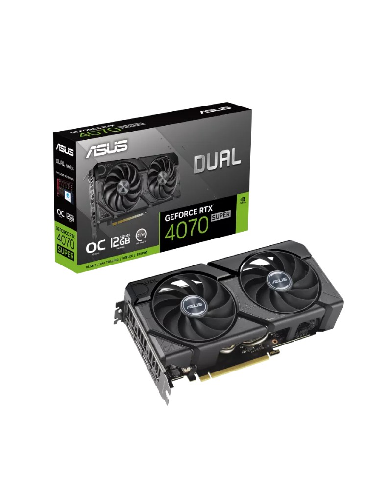 ASUS nVidia GeForce RTX 4070 SUPER 12GB 192bit DUAL-RTX4070S-O12G-EVO