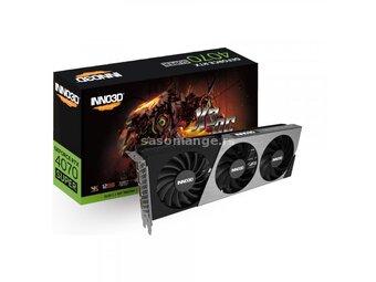 Inno3D GeForce RTX 4070 SUPER X3 OC 12GB GDDR6X N407S3-126XX-186162L