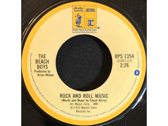 The Beach Boys – Rock And Roll Music Vinyl, 7`, 45 RPM