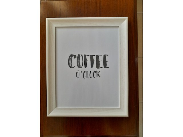 Poster Coffee o`clock