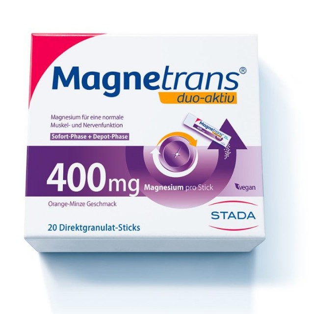 MAGNETRANS DUO AKTIV DIREKT 400MG GRANULE A20
Opis
INFORMACIJE
NALOG
SERVIS
KORISNI LINKOVI