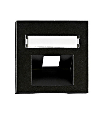 Pokrov 1xRJ45 UAE s natpisnom pločicom, crni
VISIO S 55 (55x55)