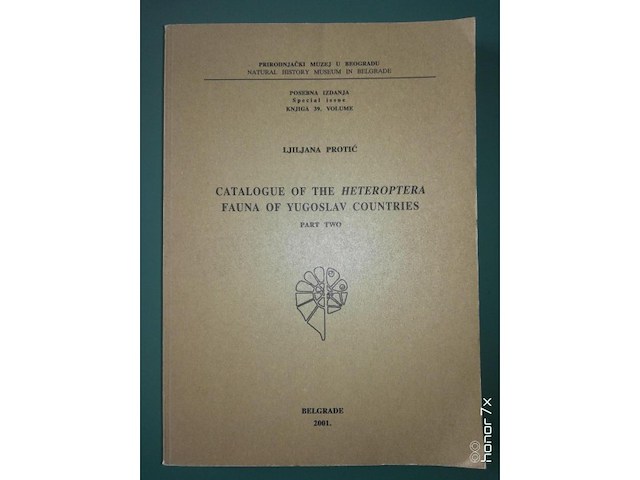 Catalogue of the Heteroptera fauna of Yugoslav II