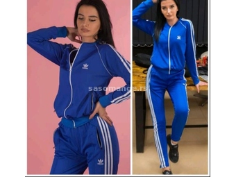 Adidas ženska trenerka plava