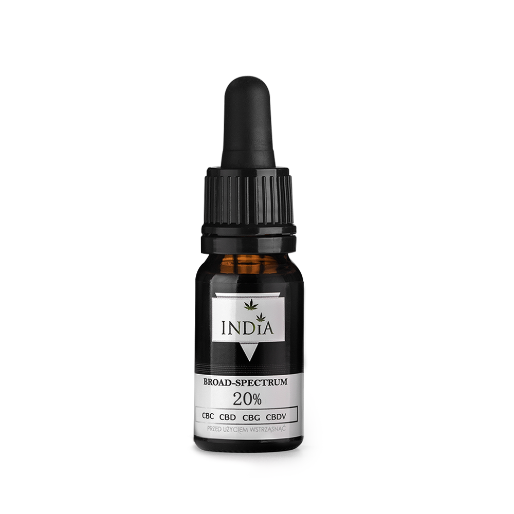 INDIA COSMETICS – CBD ulje širokog spektra 20% 10ml