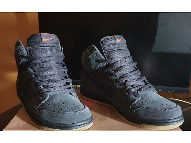 Nike SB Dunk High ISO `Smoke Grey` ORANGE LABEL
