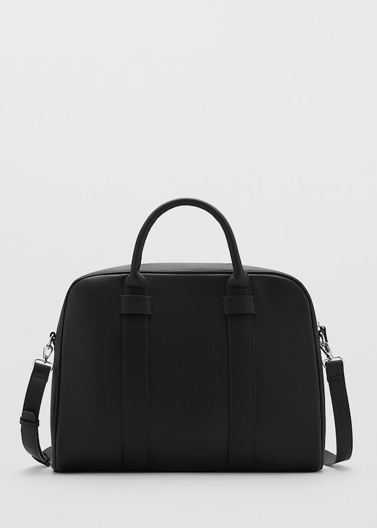 Leather-effect briefcase