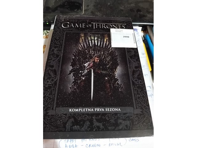 game of thrones - 5 dvd-a -  novo