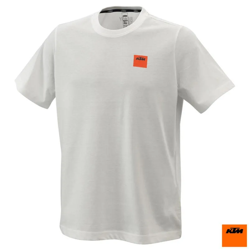 KTM PURE RACING TEE WHITE