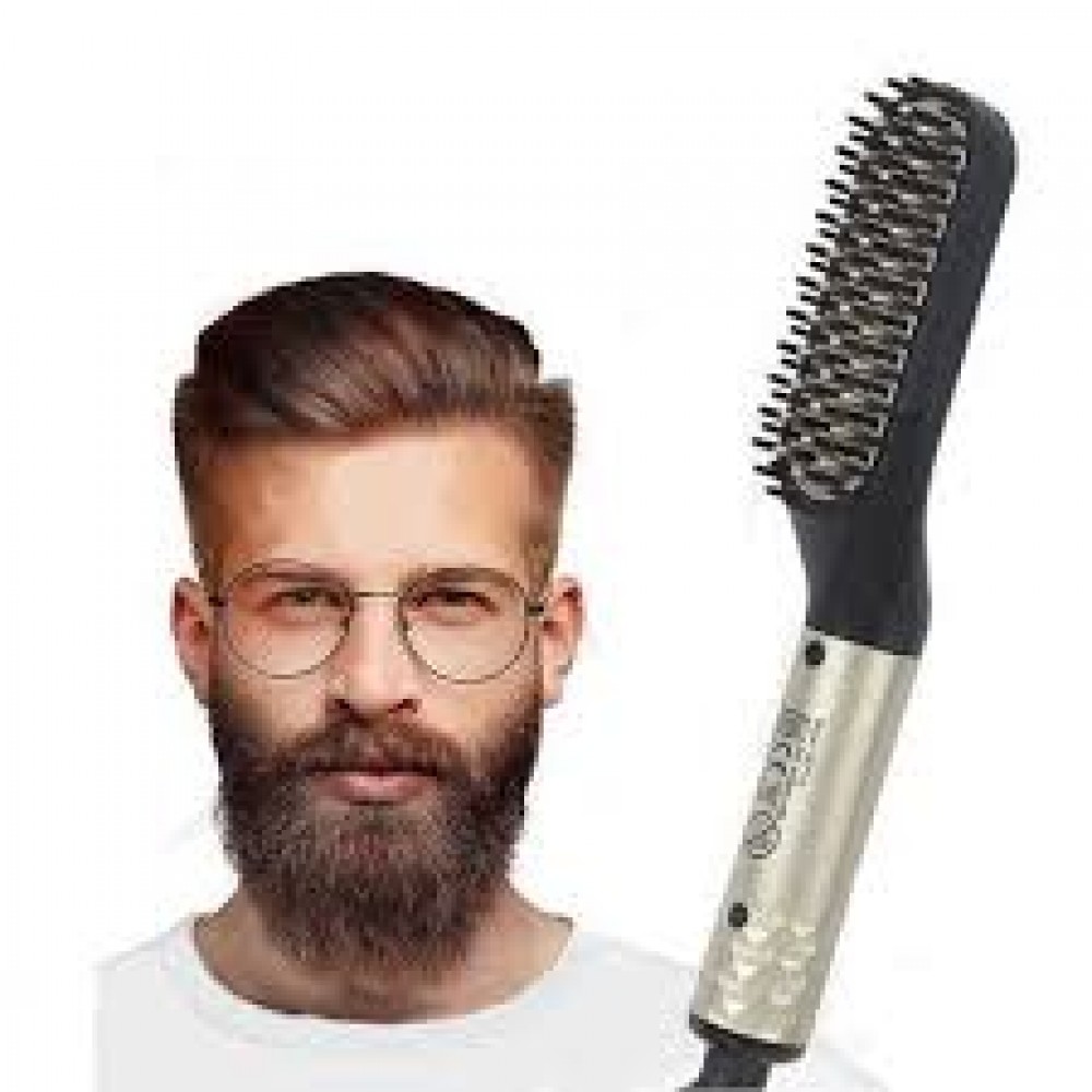 Četka za ispravljanje kose i brade 2u1