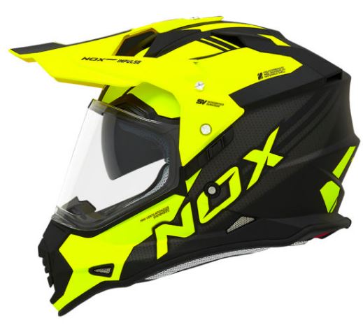 NOX Cross IMPULSE Matt Black Yellow