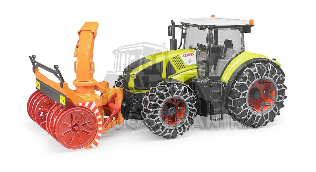 Bruder Claas Axion 950 sa lancima i čistačem za sneg/030179