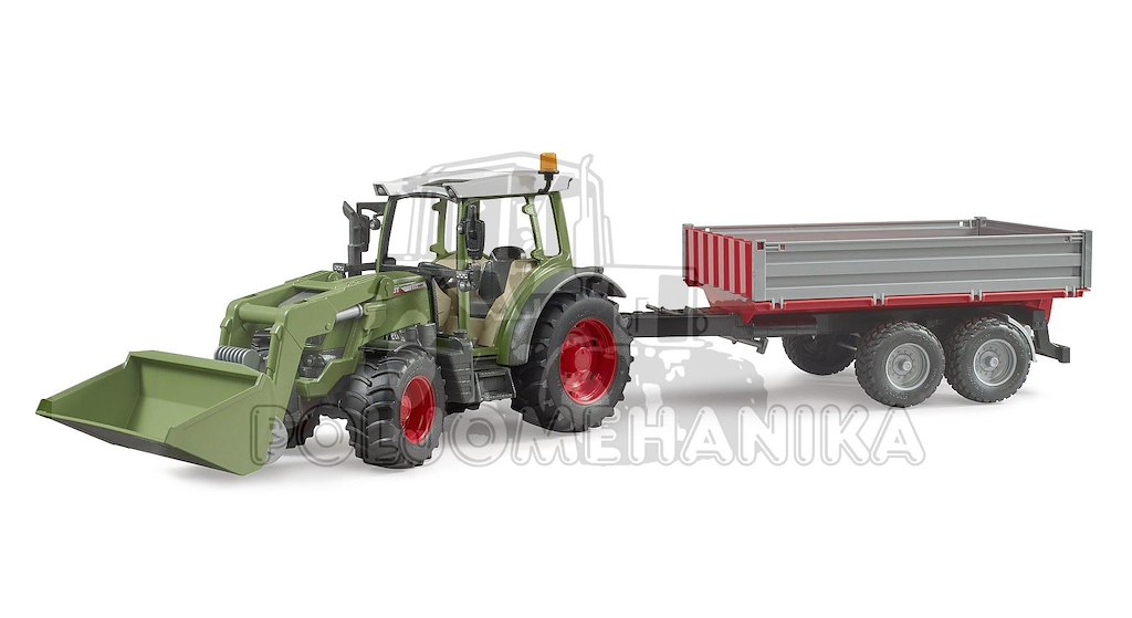 Bruder Fendt Vario 211 sa kašikom i prikolicom/021825