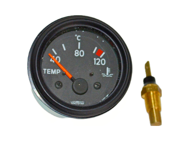 Termometar 0-120°C 24V fi 52 sa davačem CARGO