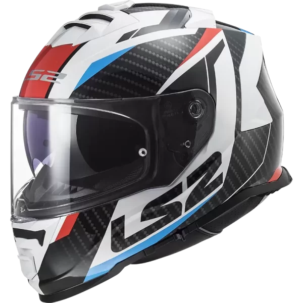 Kaciga LS2 Full Face FF800 STORM RACER crveno plava sa naočarima