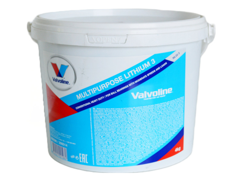 VALVOLINE MULTIPURPOSE LITHIUM 3 4/1