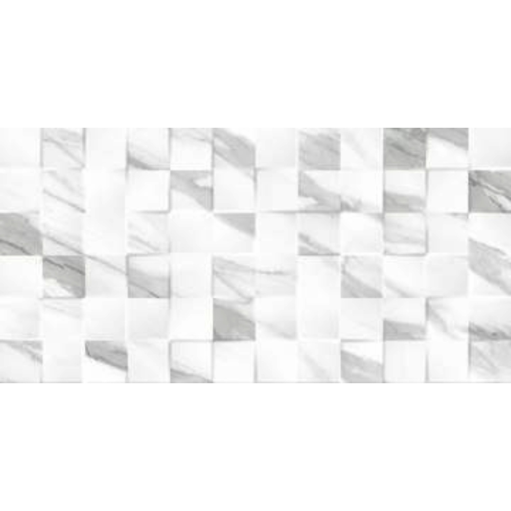 Calacatta Mosaic 3d Grey 25×50