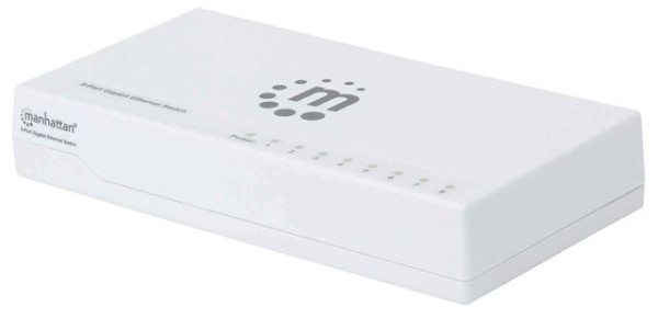 Manhattan Switch 8-Port Gigabit Ethernet, Plastic