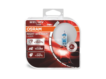 Automobilske sijalice OSRAM Night Breaker Laser H11 64211NL-HCB 55W 12V PGJ19-2 HCB2