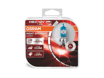 Automobilske sijalice OSRAM Night Breaker Laser HB3 60W 12V 9005NL-HCB