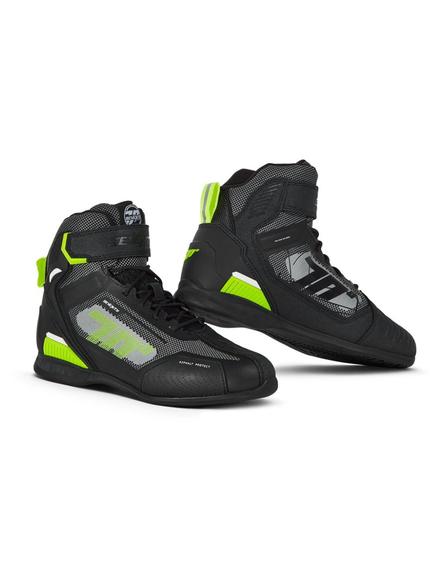 Seventy Degrees moto patike SD-BR2 Veloce crne/fluo