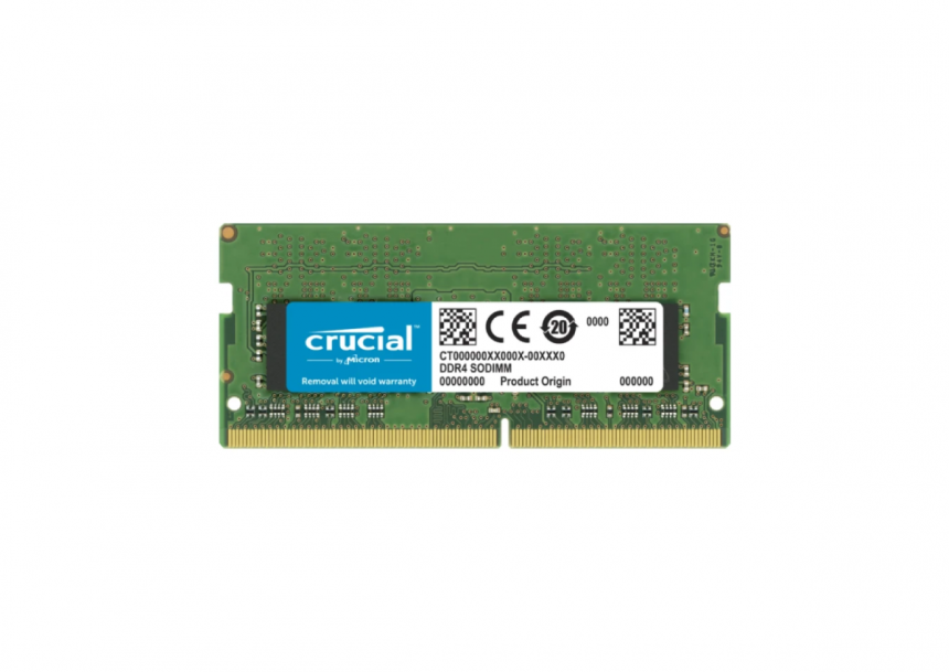 Memorija Crucial DDR4 16 GB - 3200 MHz, SODIMM, CL22, CT16G4SFRA32A