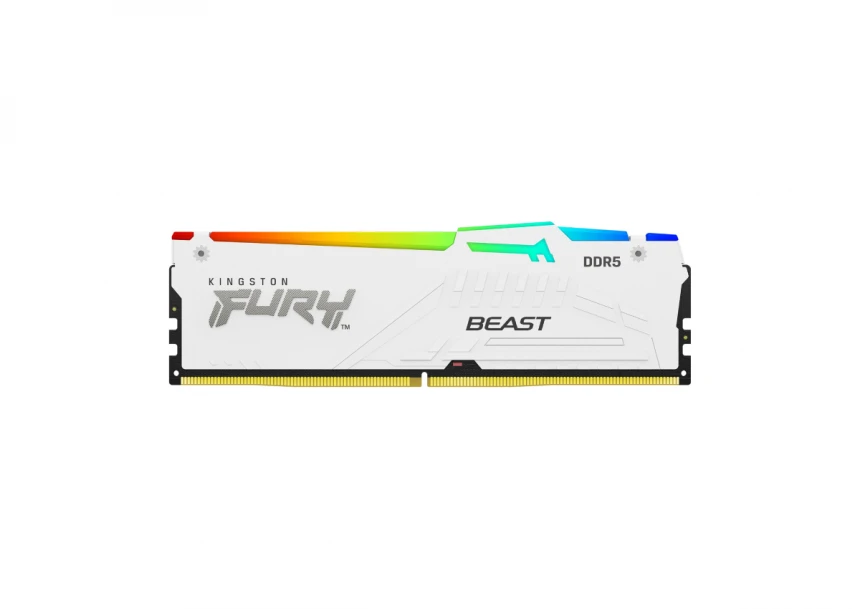 KINGSTON DIMM DDR5 32GB 6000MT/s KF560C40BWA-32 Fury Beast White RGB XMP