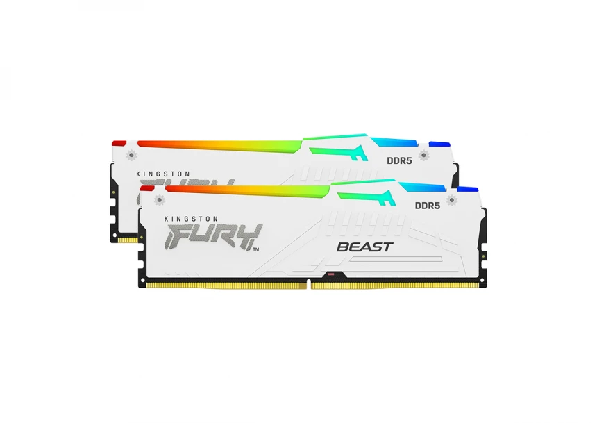 KINGSTON DIMM DDR5 32GB (2x16GB kit) 6800MT/s KF568C34BWAK2-32 FURY Beast White RGB XMP