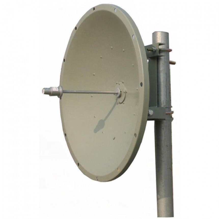 Parabolic Dish antena 35 dBi 5.4-5.7GHz ND-5457-35-4 - N(ž), H/V ugao 6 stepeni, pun tanjir prečnika 120cm