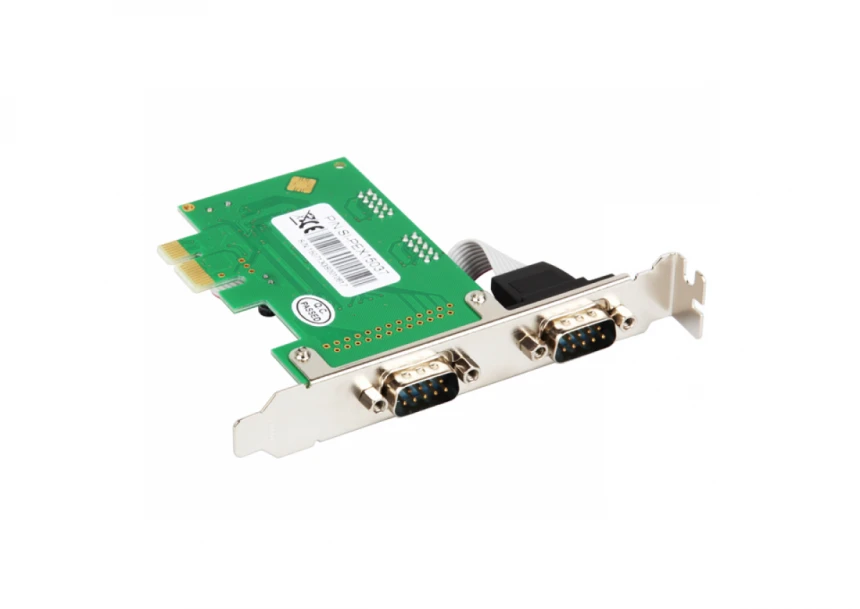 E-Green PCI Express kontroler 2-port (Serial-RS232,DB-9)