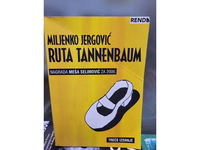Miljenko Jergovic  RUTA TANNENBAUM